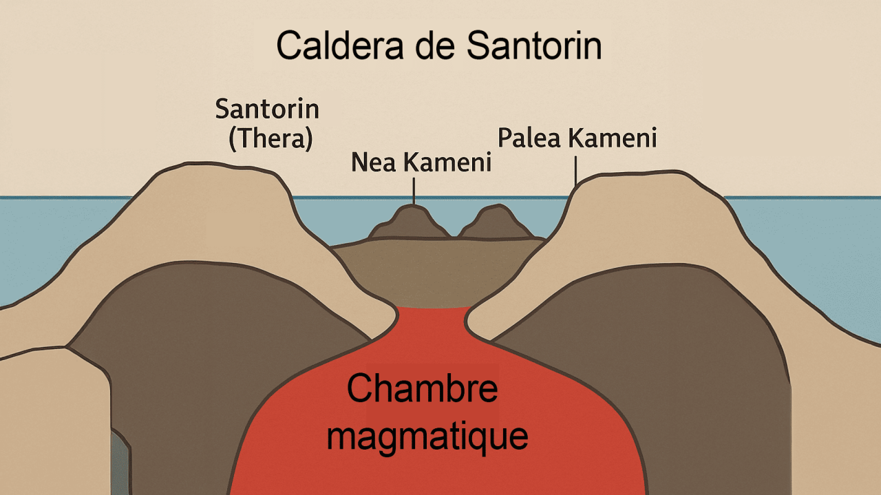 Caldera volcan Santorin Grèce - HellenicaMania - Travel plannerSantorin ...